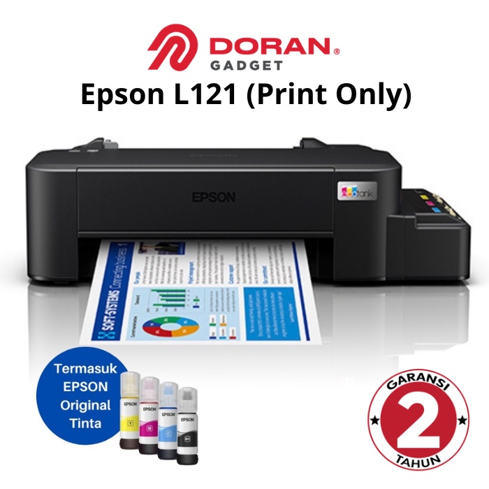 Jual Printer Epson L121 Print Only Inktank - L series | Shopee Indonesia