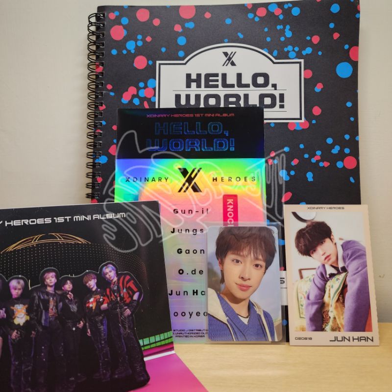Jual ALBUM XDINARY HEROES HELLO WORLD UNSEALED FULLSET/ ALBUM ONLY ...