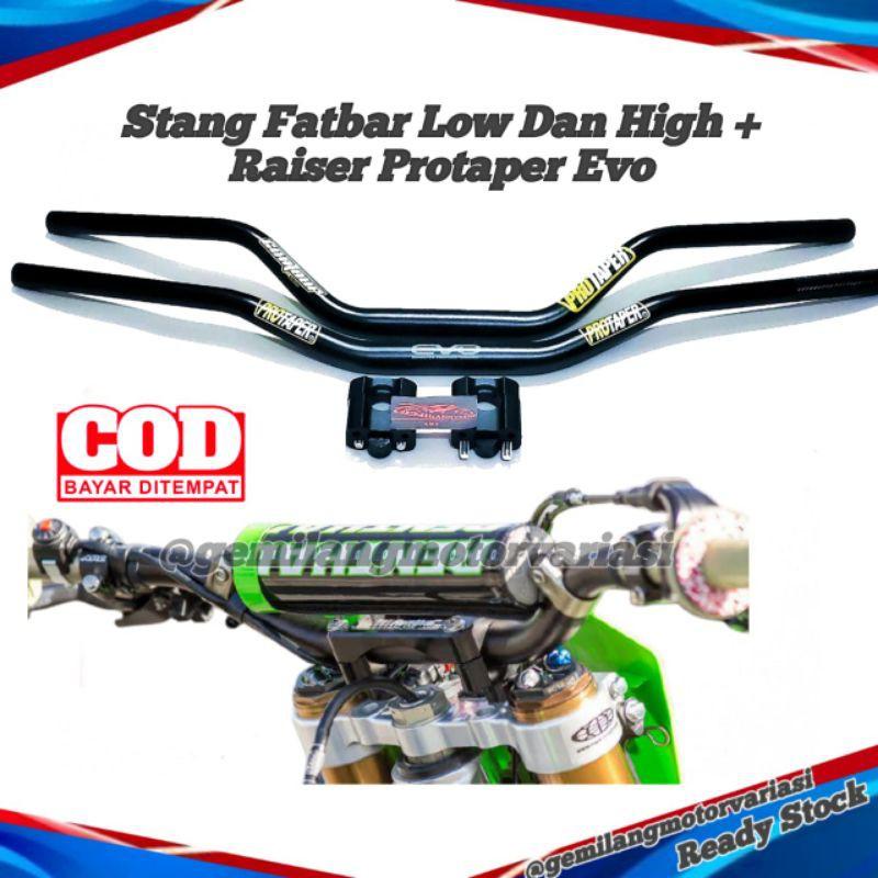 Jual Stang atau Stir Fatbar LOW/HIGH 5 Mili Plus Raiser Full CNC ...