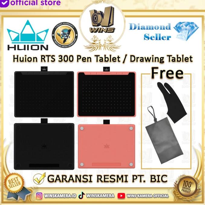 Jual NEW HUION RTS 300 / RTS300 Drawing Pen / Pen Tablet Garansi Resmi ...