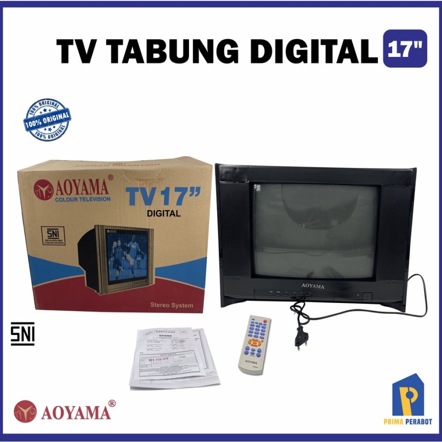 Jual TV TABUNG AOYAMA DIGITAL LAYAR FLAT 17 Inch | Shopee Indonesia