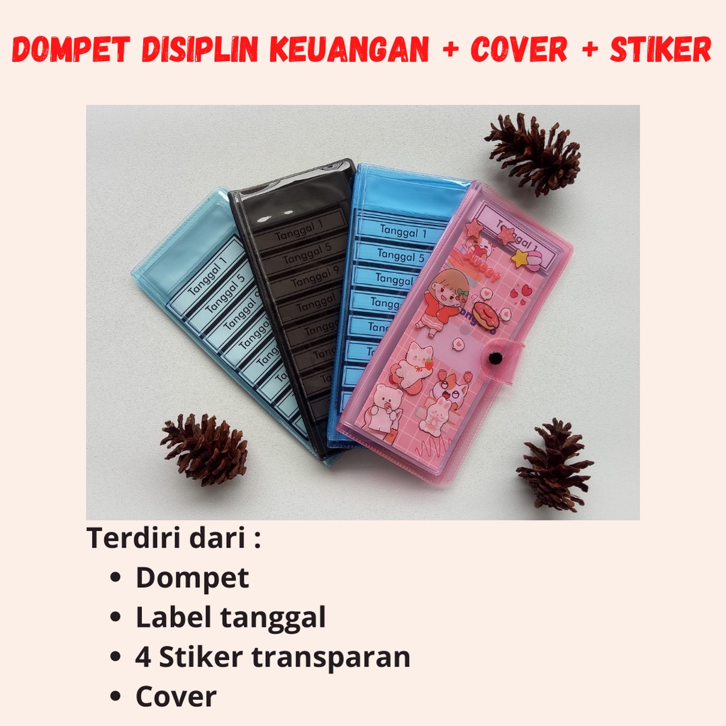 Jual Dompet Disiplin Keuangan Bulanan / Dompet Organizer Keuangan ...