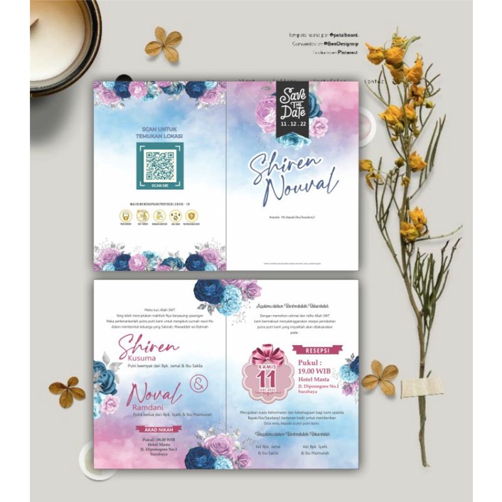 Jual undangan custom / undangan viral / undangan pernikahan / undangan ...