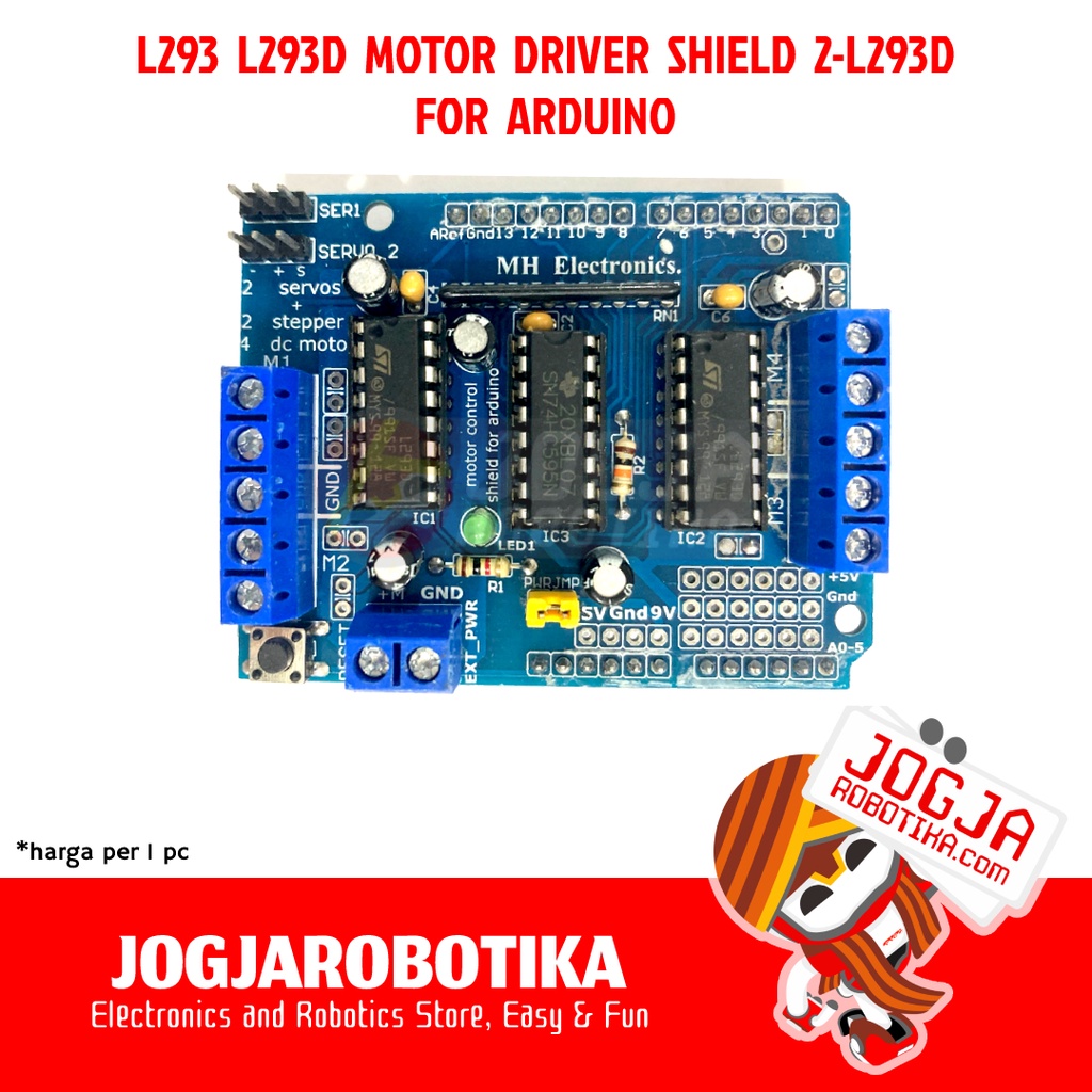 Jual Arduino Motor Driver Shield (2-L293D) | Shopee Indonesia