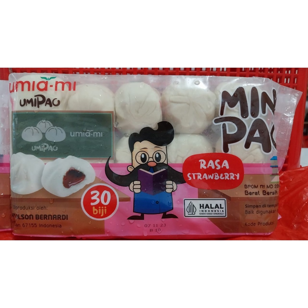 Jual Umiami Minipao Rasa Strawberry Umi mi / umipao mini pao minipau ...