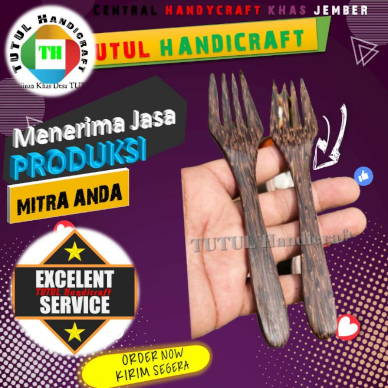 Jual Sendok Garbu KAYU AREN l Alami 18 cm Kode GKA0006 | Shopee Indonesia
