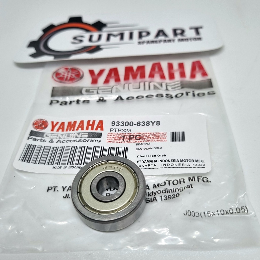 Jual Yamaha 638 Bearing Lahar Laher Motor 638Z 93300-638Y8 28D3 Mio CVT ...