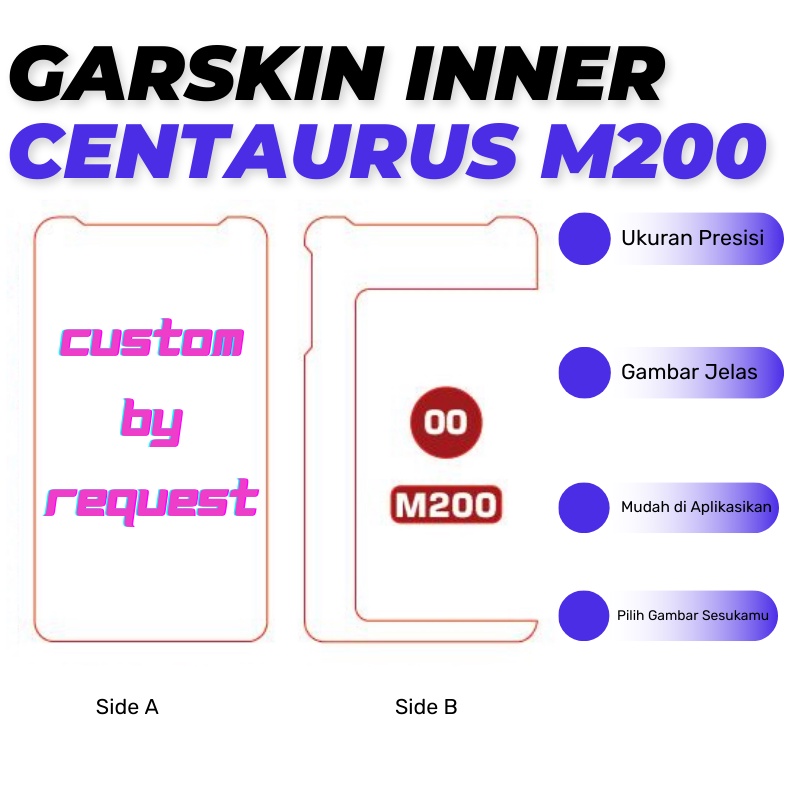 Jual Syifaonlinestore - Custom By Request Garskin Inner Centaurus M200 ...