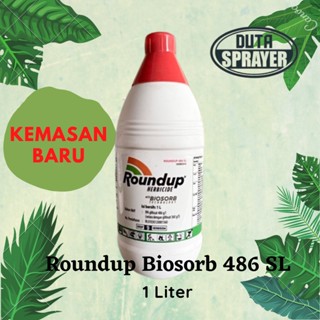 Jual Roundup Biosorb 486 SL 1L Round Up Transorb 440 SL 1 Liter Weed Up ...