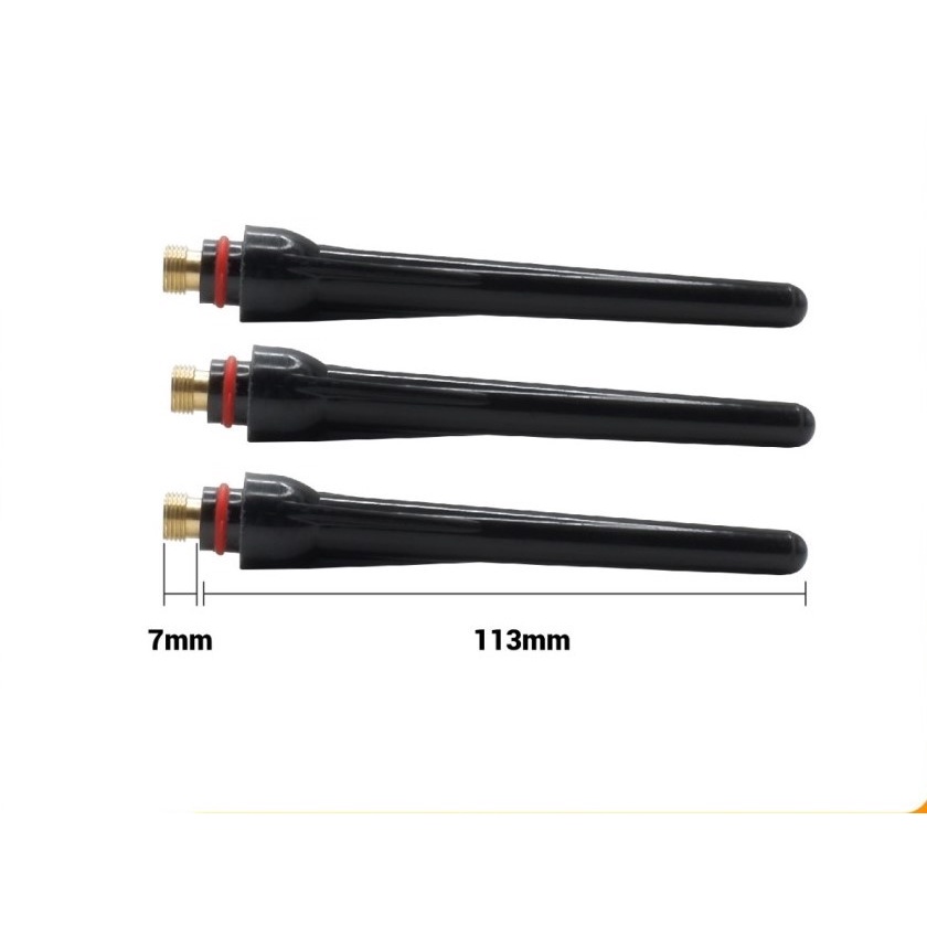 Jual TIG Torch Long Back Cap Long Panjang Stang Las Argon WP17 WP18 ...