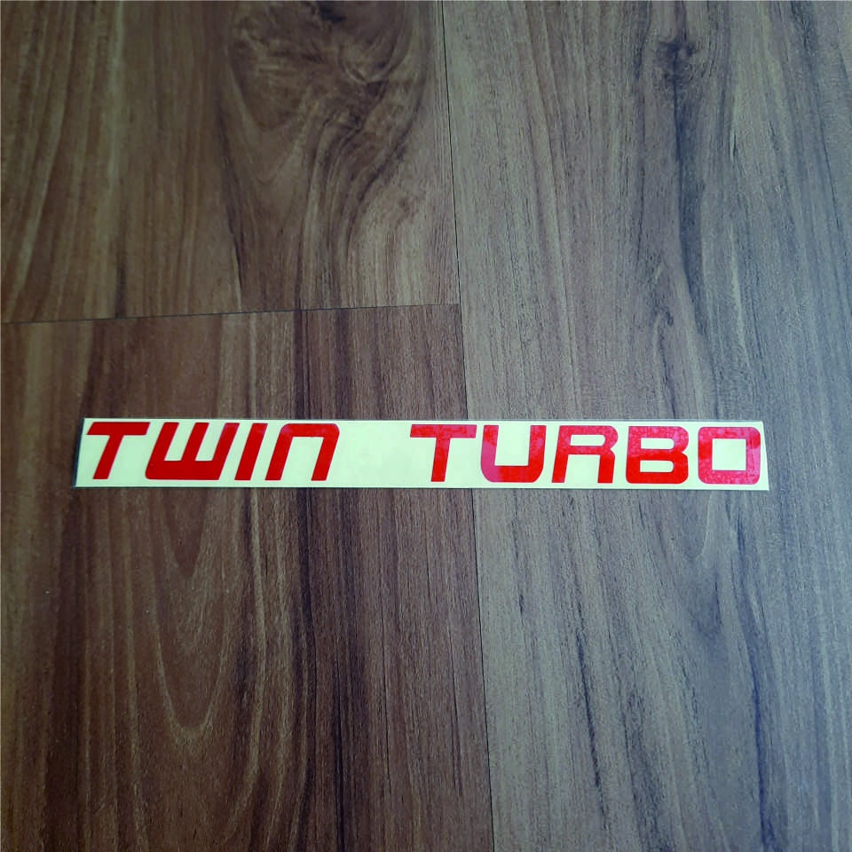 Jual sticker mobil twin turbo | Shopee Indonesia