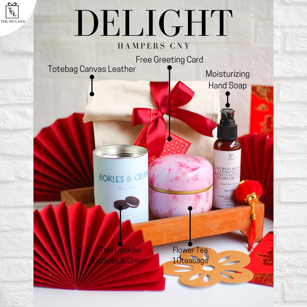 Jual Hampers CNY imlek kue kering flower tea scented candle | Shopee ...
