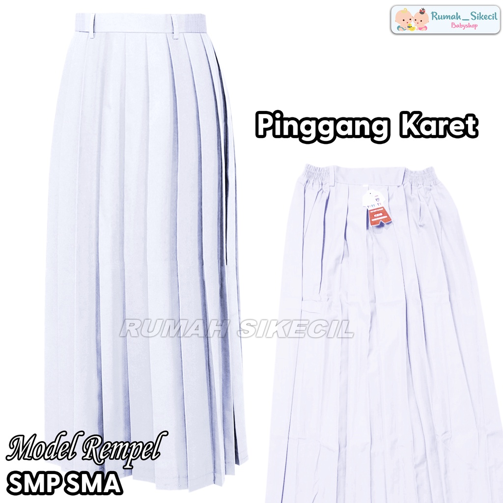 Jual Rok Panjang SMP SMA Rok Panjang Rempel Kerja SMP SMA Seragam SMP SMA Seragam Sekolah ...