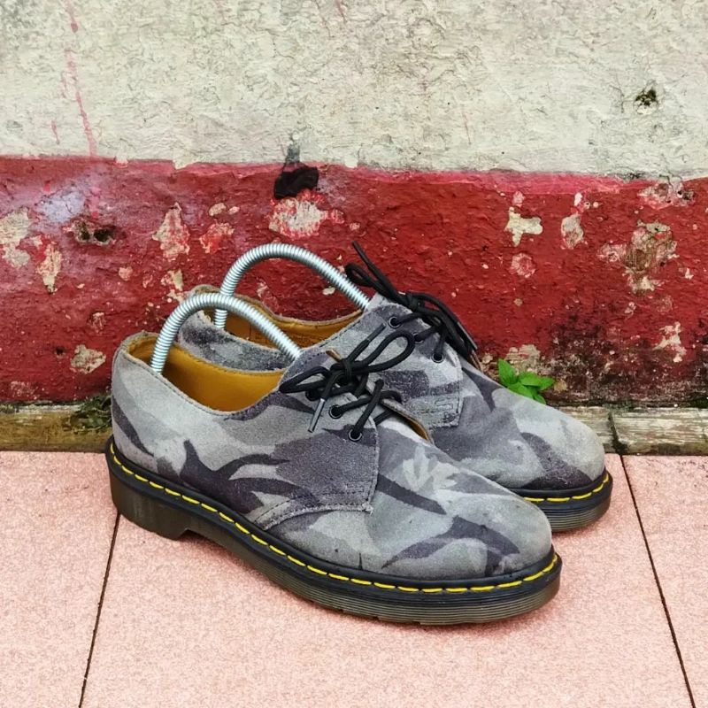 Jual Dr.Martens 1461 CAMO Suede (MIC) | Shopee Indonesia
