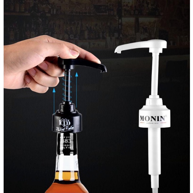 Jual Gelas Syrup Bottle Pump Pompa Botol Khusus Monin Syrup Cafe Ukur ...