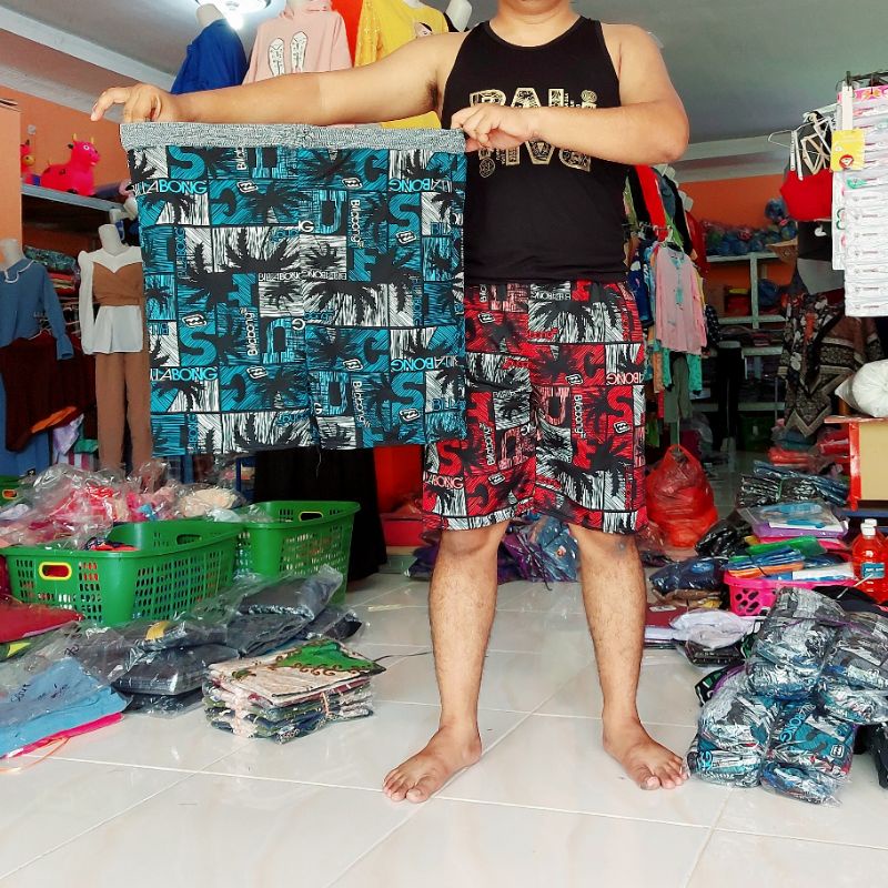 Jual Celana pendek pria surfing distro, kolor boxer olahraga renang, pantai volly, badminton ...