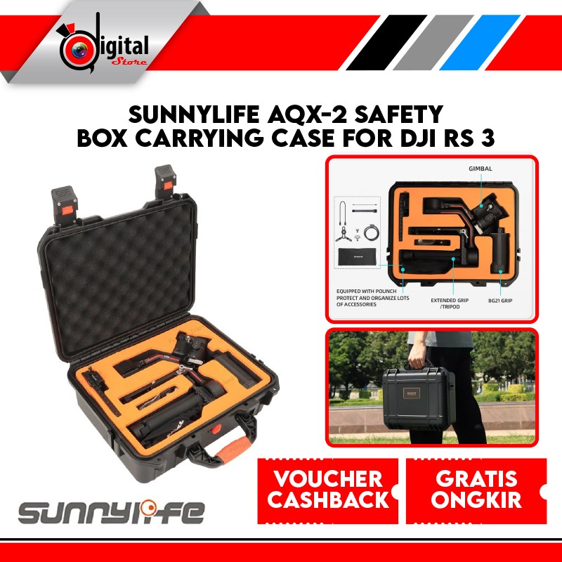 Jual Sunnylife AQX-2 Safety Box Carrying Case For Dji RS 3 - Ronin S3 ...