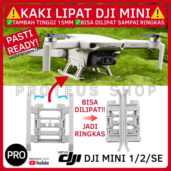 Jual Landing Gear Dji Mavic Mini 1 2 Se Kaki Leg Lipat Foldable Stand ...
