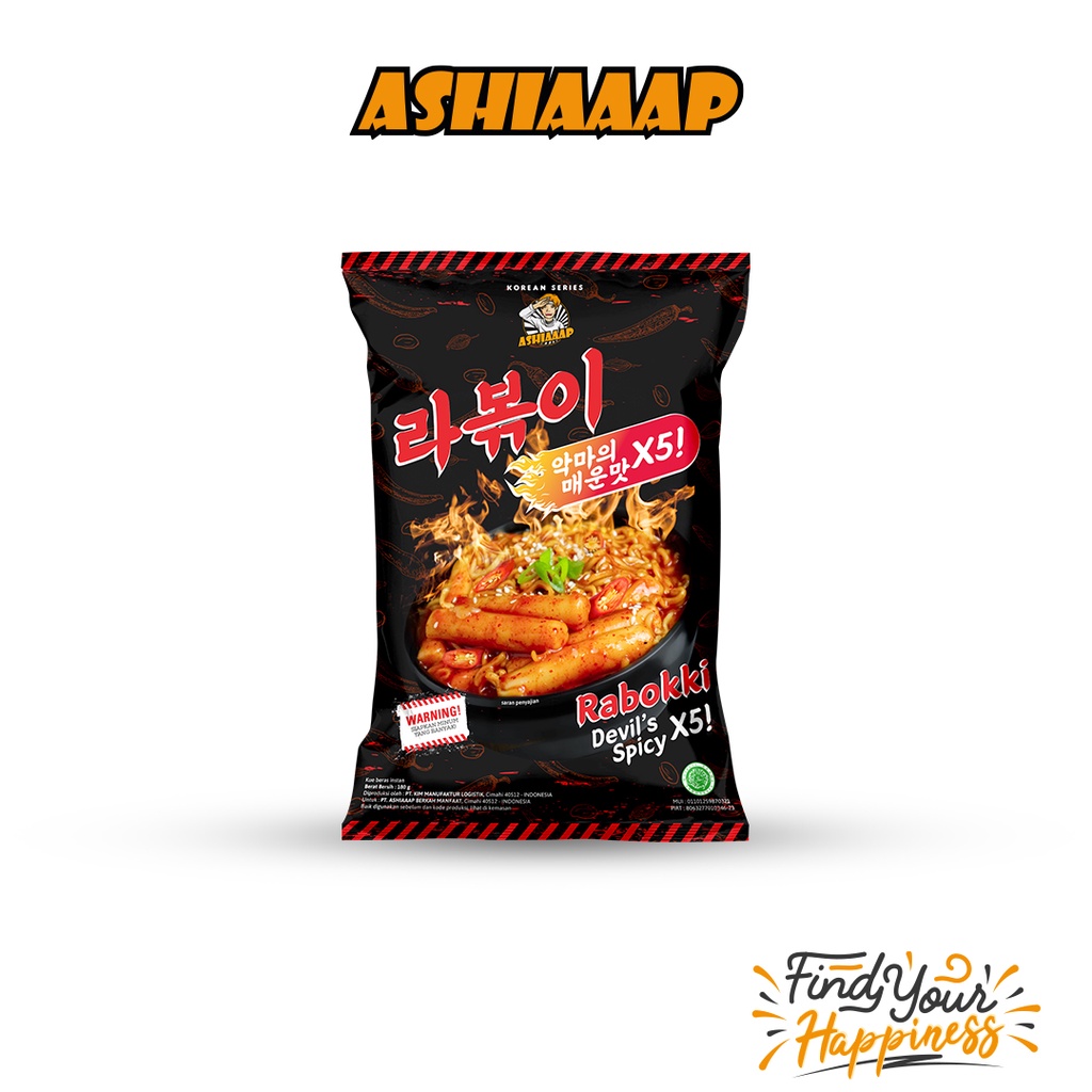 Jual Ashiaaap Rabokki Devil's Spicy X5! - Ramen Topokki Ttoekpokki ...