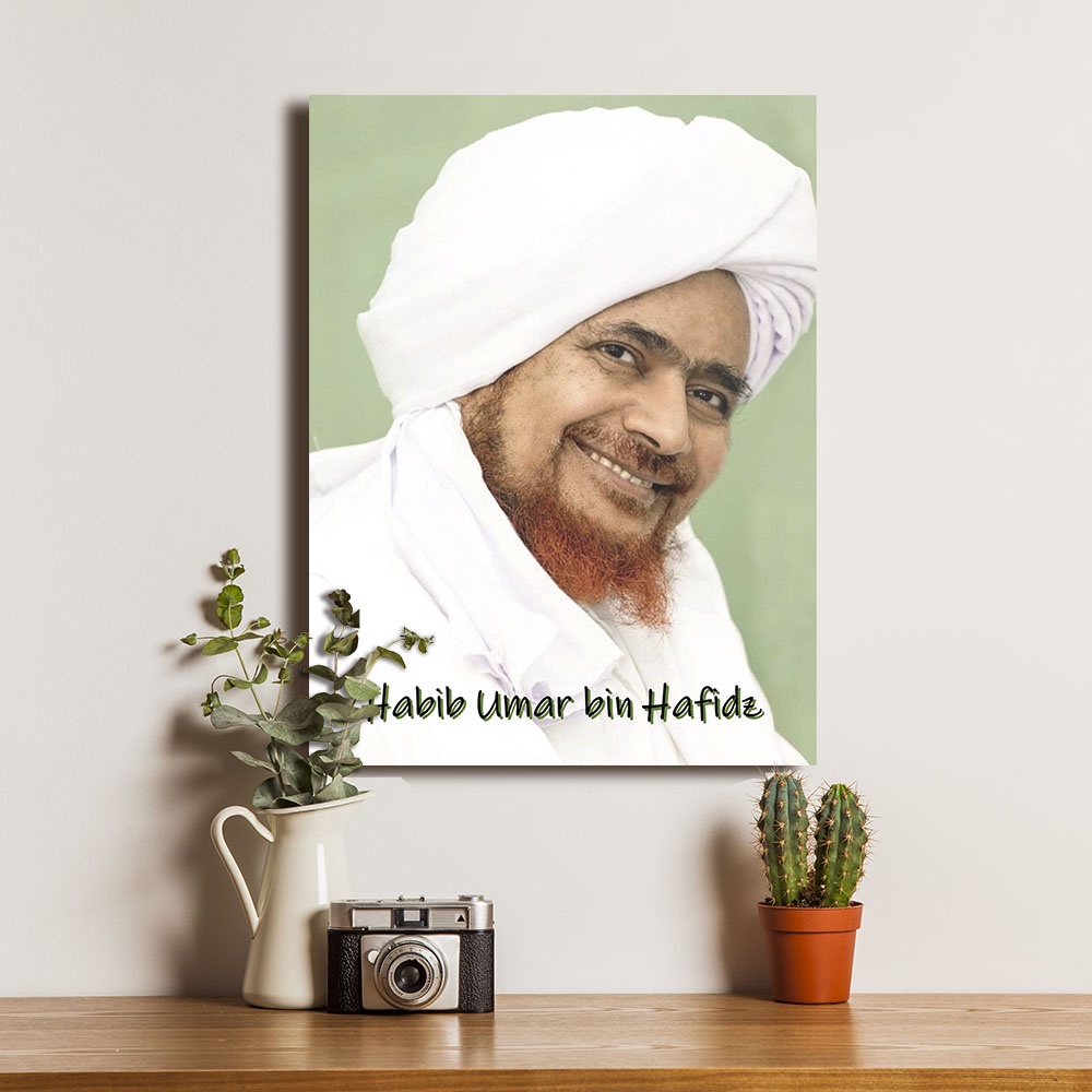 Jual Poster Dekorasi Hiasan Dinding Habib Umar Bin Hafidz Ulama Tokoh Islam Muslim 1 Shopee