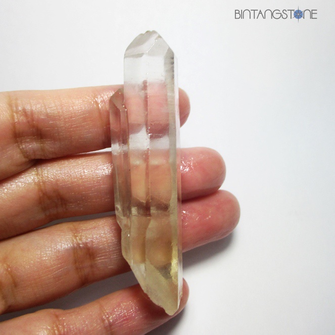 Jual Lemurian Cluster Citrine Garis Akhasic Lines Clear Crystal Seed ...