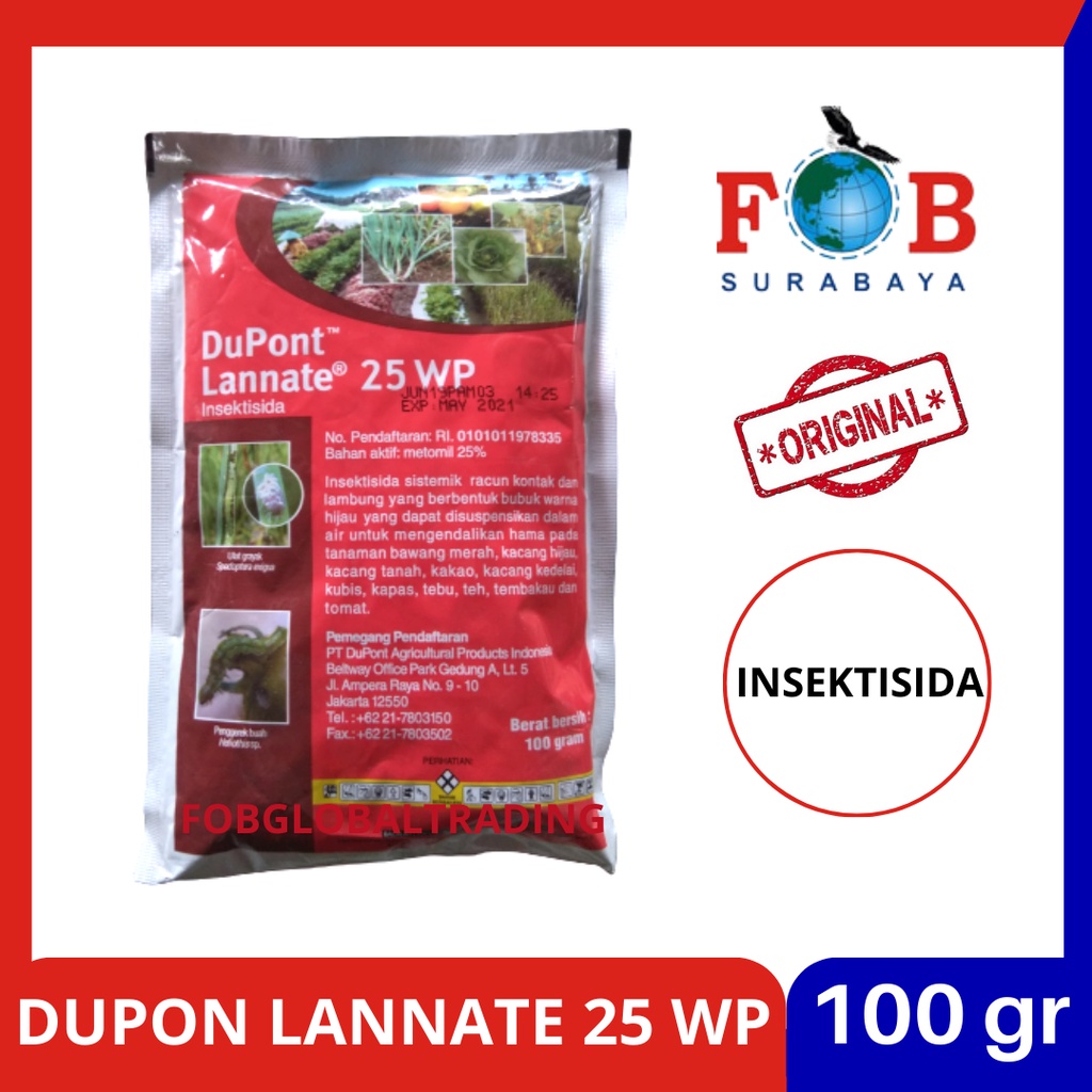 Jual OBAT INSEKTISIDA DUPONT LANNATE 25WP 100 GRAM | Shopee Indonesia