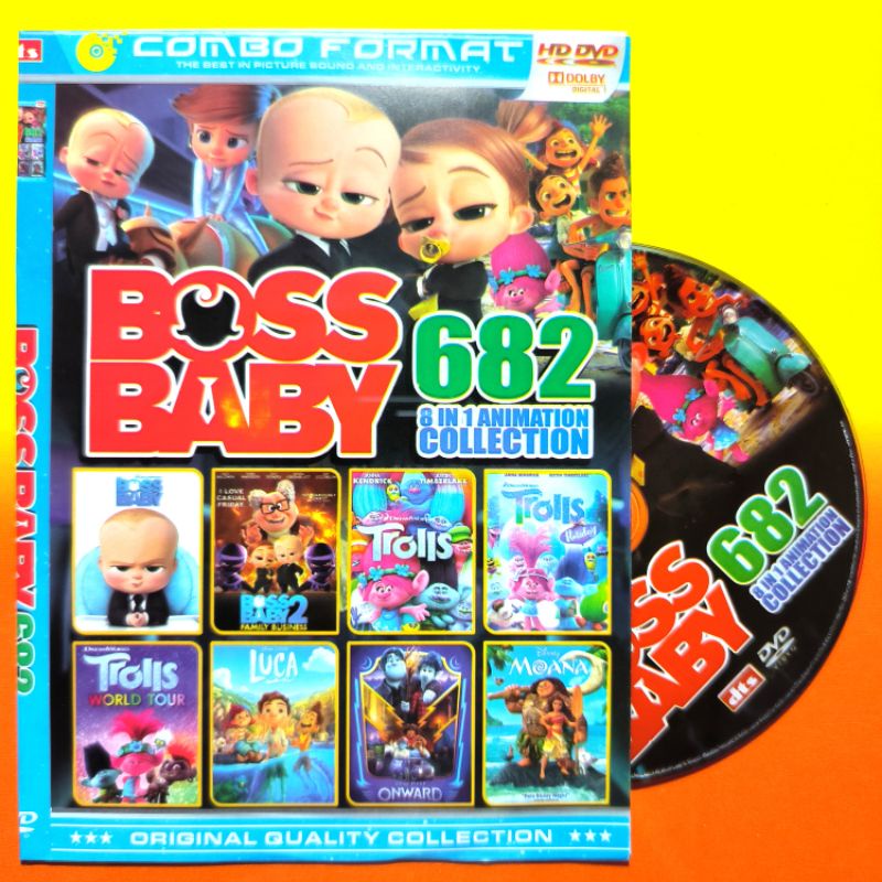 Jual KASET FILM KARTUN ANAK KOLEKSI BOSSBABY VOLUME TERLARIS 682 TEKS INDONESIA. | Shopee Indonesia