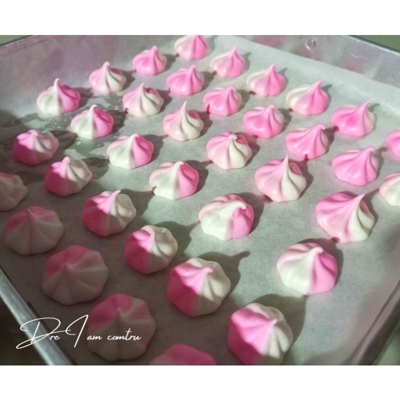 Jual KUE BUSA PRANCIS MERINGUE COOKIES TANPA CREAM OF TARTAR | Shopee ...