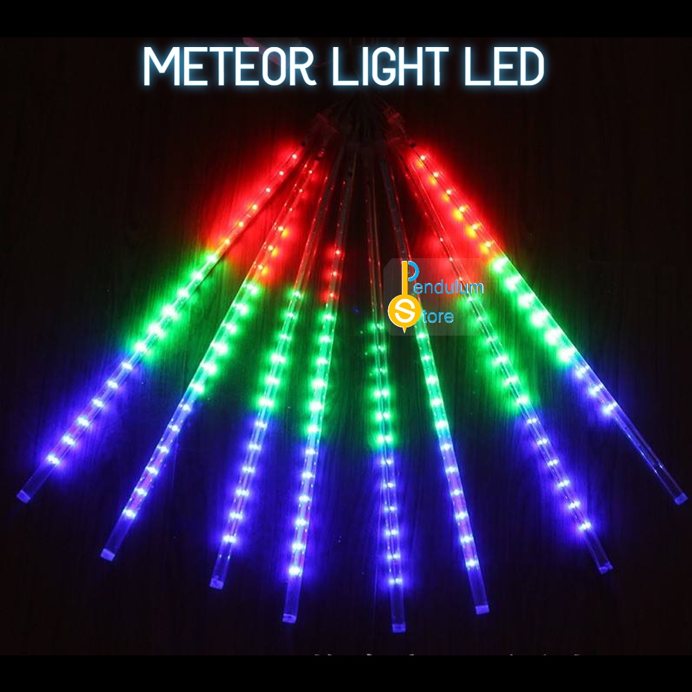 Jual Lampu Meteor LED Rain Snow Lampu Hias Pohon Hujan Meteor Shower ...