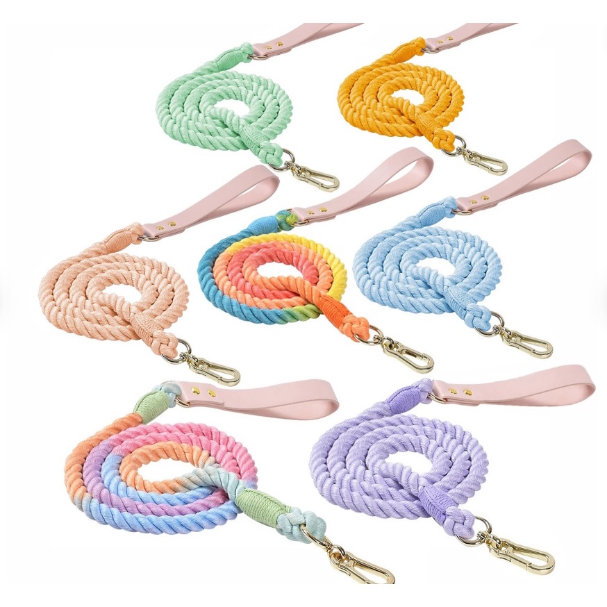Jual Macaron Big Dog Leash Premium tali kalung anjing besar pastel ...