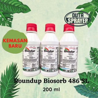 Jual Roundup Biosorb 486 SL 200ml Round Up 200 ml Herbisida Pembasmi ...
