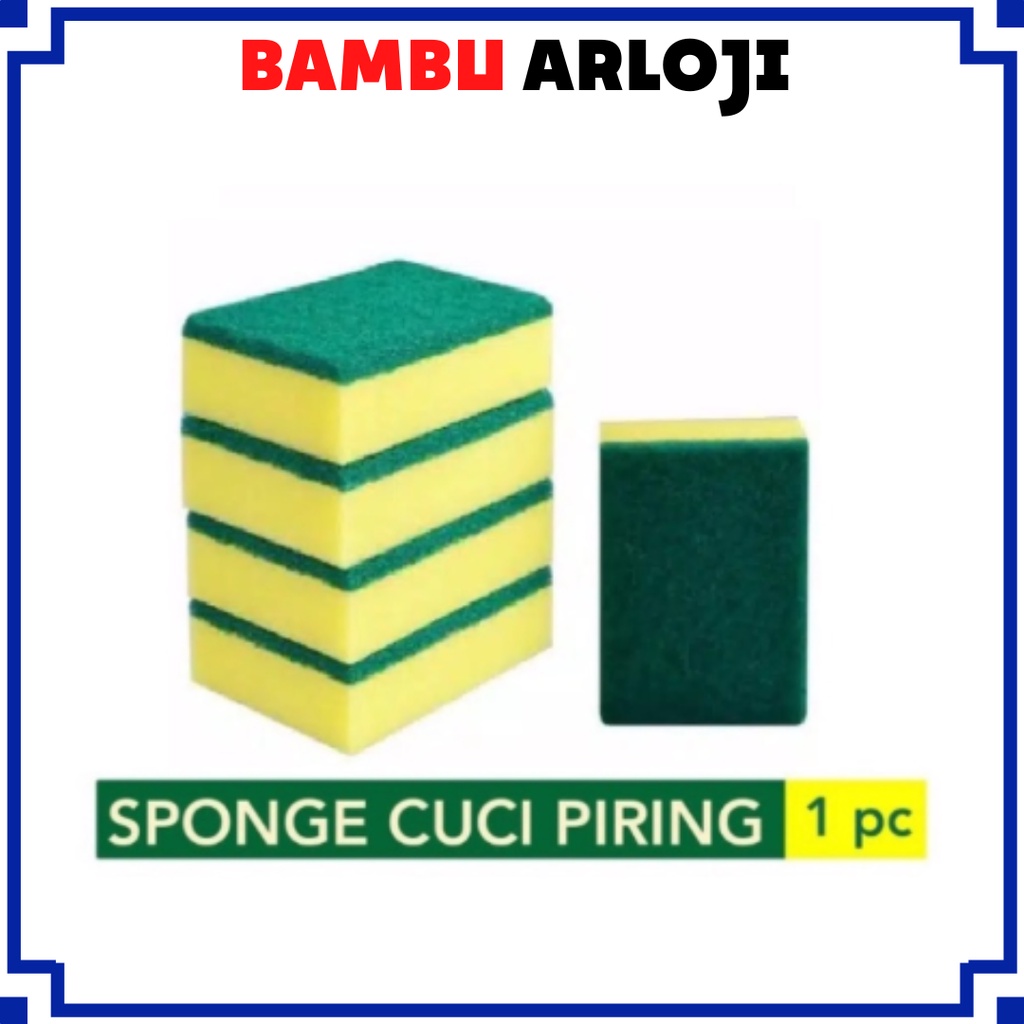 Jual BAJ SPON CUCI PIRING SPONGE SABUT BUSA CUCI PIRING SEBAGUNA PR089 ...