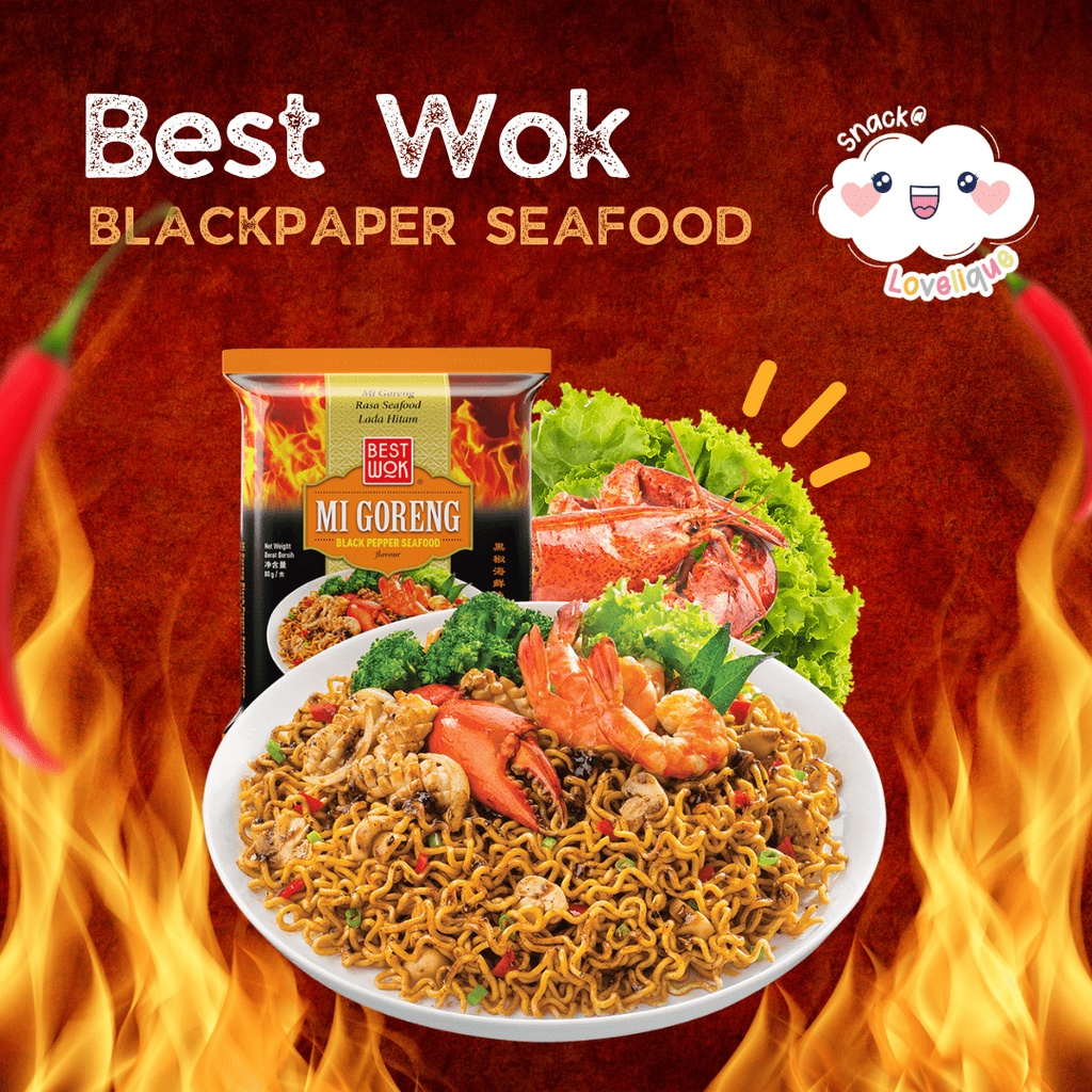 Jual Bestwok Best Wok Mie Goreng Seafood Blackpepper - Best Wok Seafood Blackpepper - Mie Instan ...