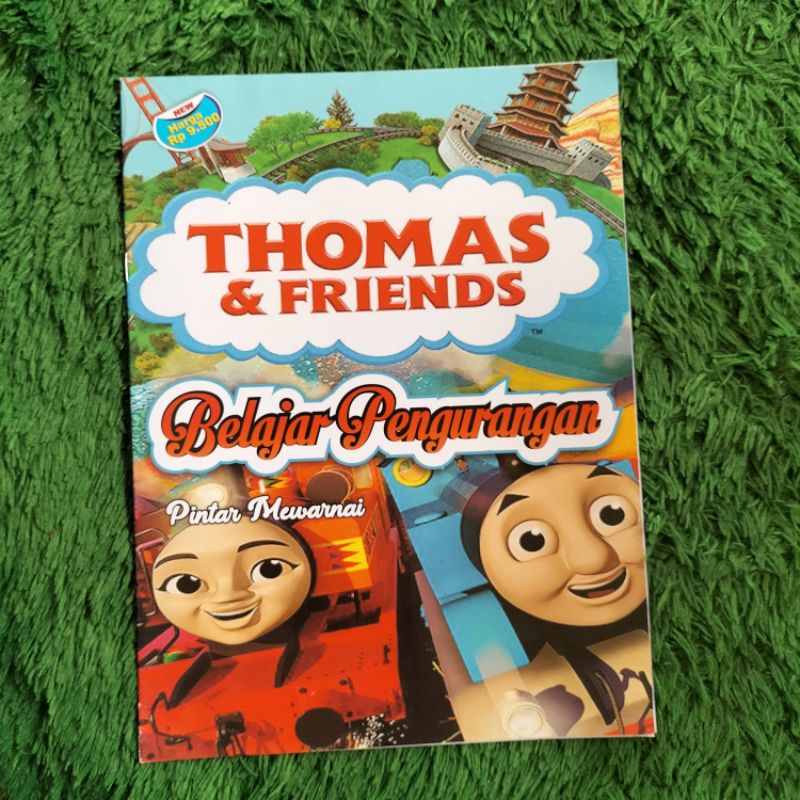 Jual ORIGINAL BUKU THOMAS & FRIENDS PINTAR MEWARNAI BELAJAR PENGURANGAN ...