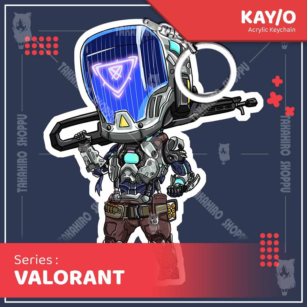 Jual Gantungan Kunci / Keychain Akrilik Valorant KAY O | Shopee Indonesia