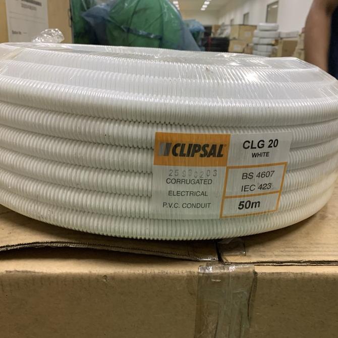 Jual Flexible Conduit 20mm Clipsal 50 meter Non COD | Shopee Indonesia