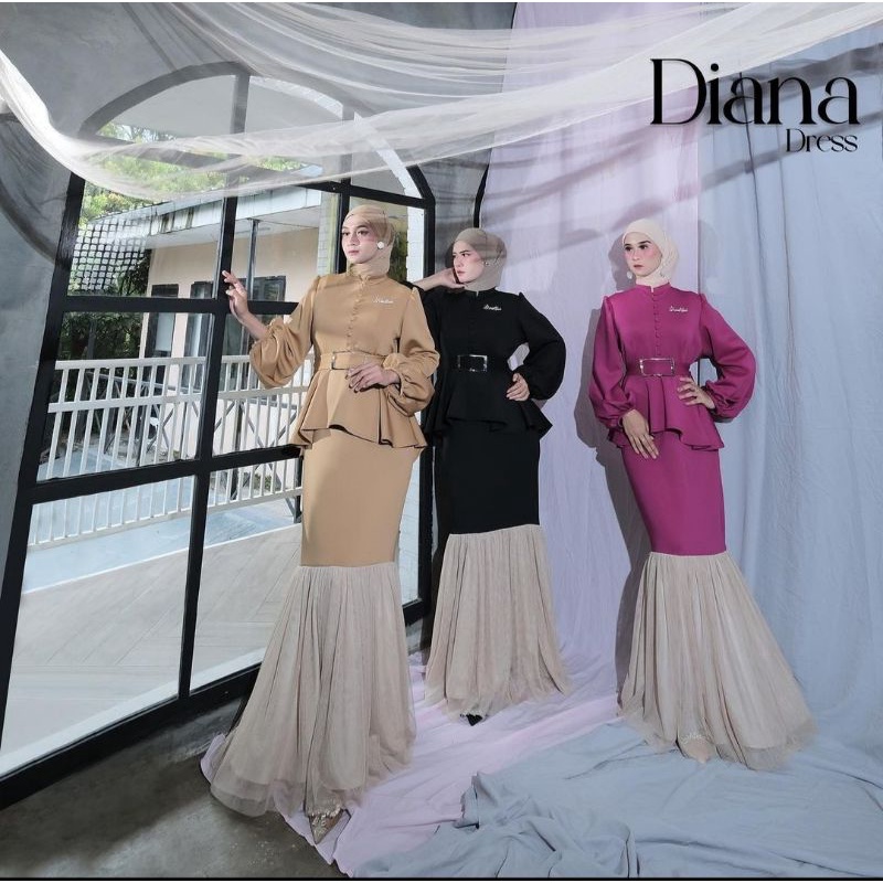 Jual TATIANA dress / DIANA dress / NANDA dress HOUSEOFVIE | Shopee ...
