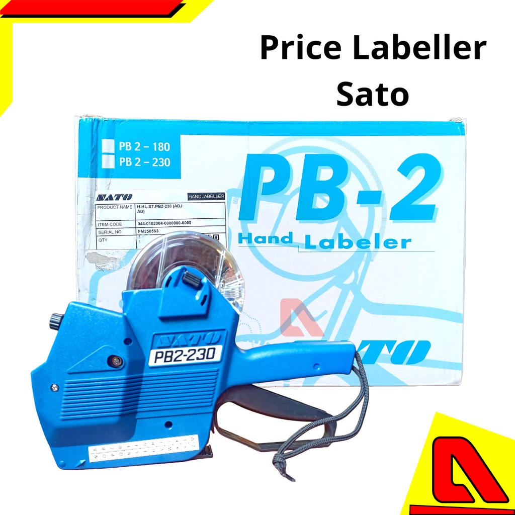 Jual ALAT PELABEL HARGA / PRICE LABELLER SATO PB2-230 HURUF ANGKA ...