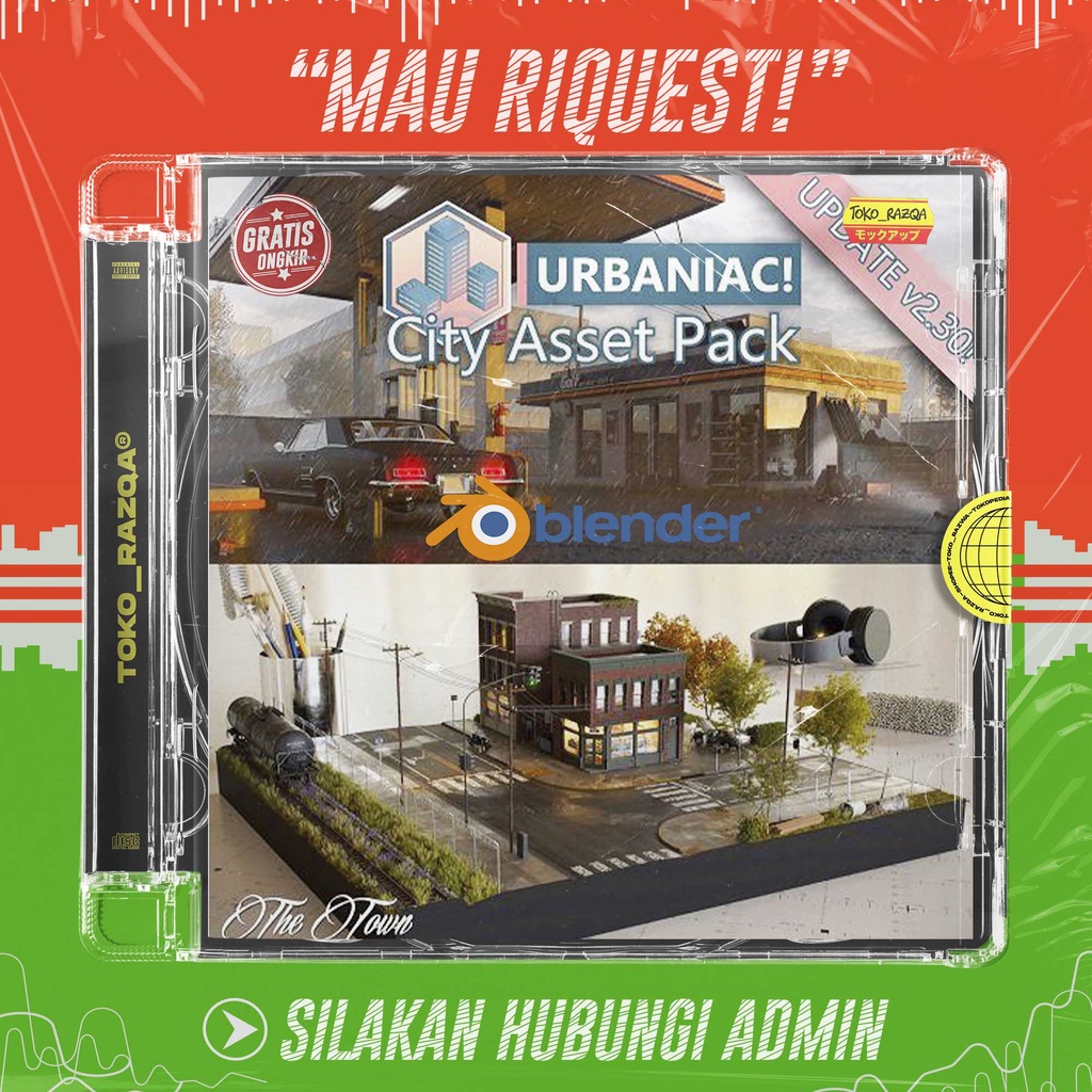 Jual URBANIAC - City Asset Pack V2.30 Pro For Blender BLD | Shopee Indonesia