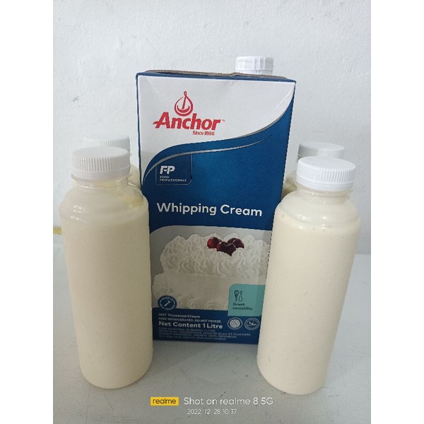 Jual Whipping Cream Anchor (kemasan botol ) | Shopee Indonesia