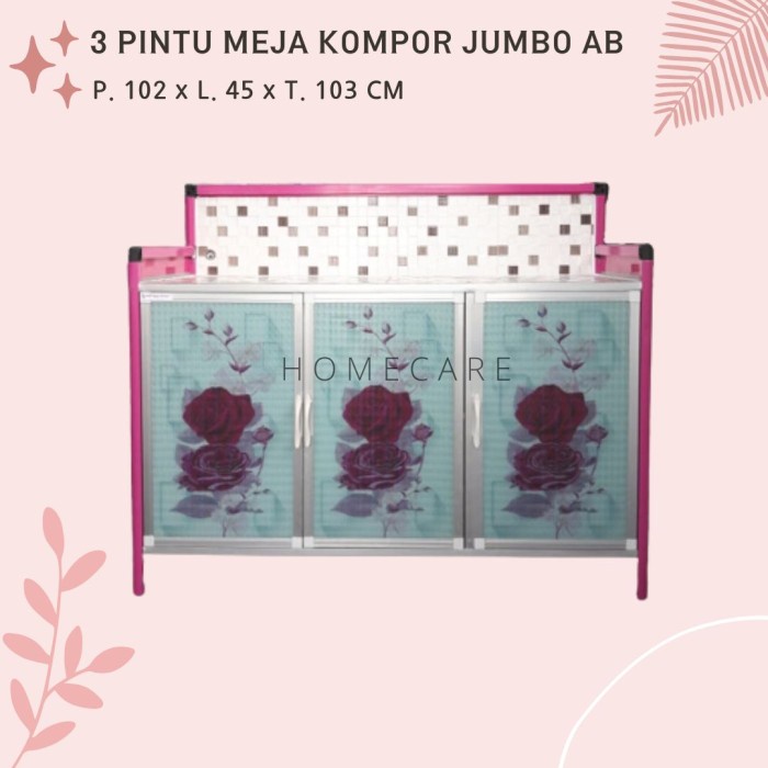 Jual Meja Kompor Jumbo Gambar Airbrush MULTI 2 Pintu & 3 Pintu | Shopee ...