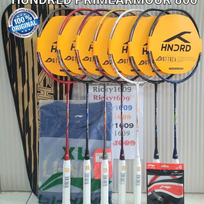 Jual Raket Raket Badminton Hundred Primearmour 800 - Head Heavy ...