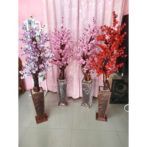 Jual HIASAN IMLEK TANAMAN BUNGA SAKURA JEPANG ARTIFICIAL 140 CM by ...