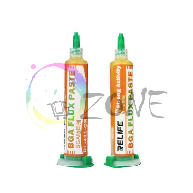Jual FLUX PASTA RELIFE RL-421-OR MINYAK PASTA SOLDER FOR BGA 10CC ...