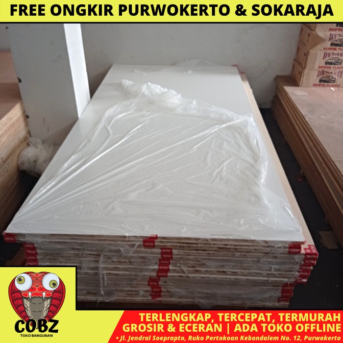 Jual 18 MM X 120 CM X 240 CM / MUROCO BLOCKBOARD MELAMIN BLOCKMIN 1 ...