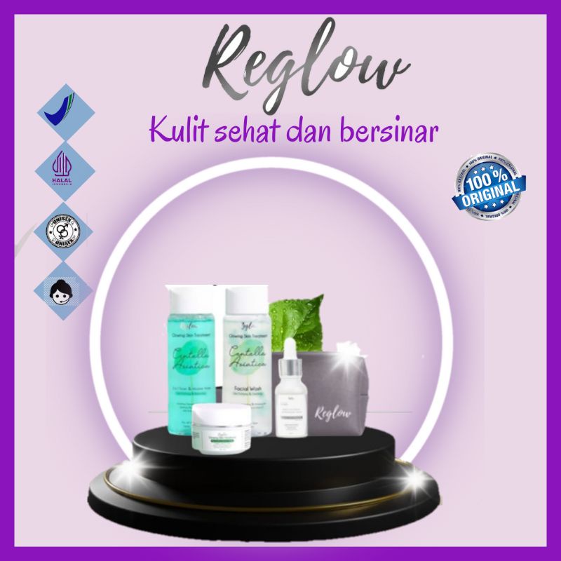 Jual Reglow skin treatment,skincare Original paket glowing and ...