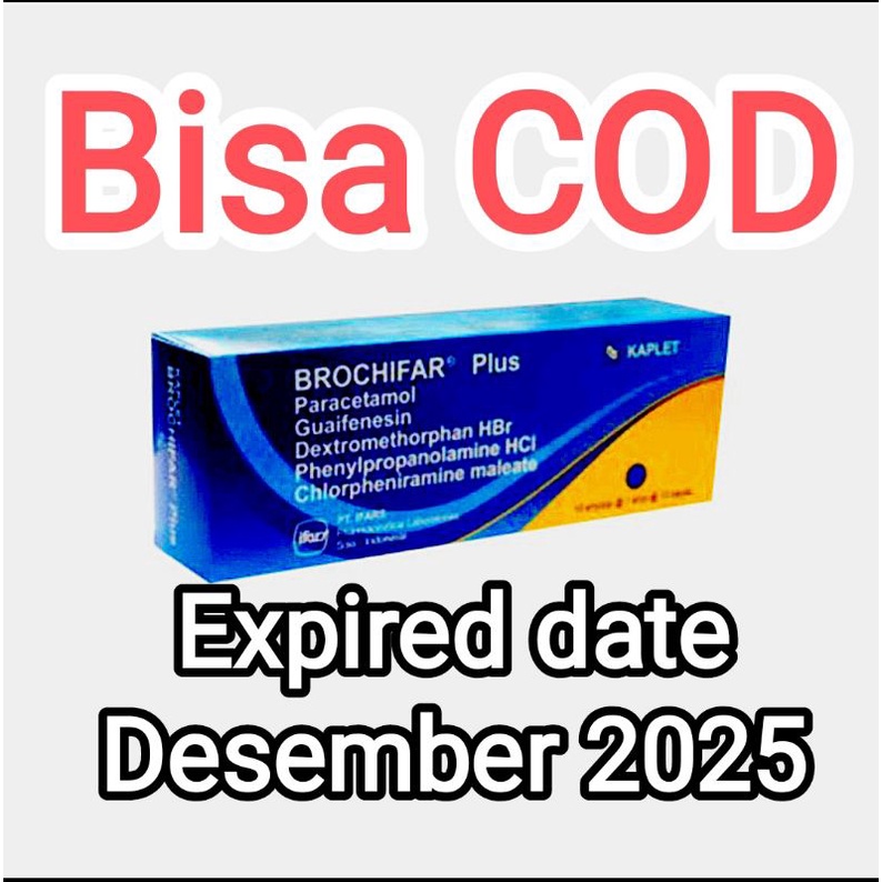 Jual BROCHIFAR PLUS BOX ISI 100 TABLET OBAT FLU & BATUK BERDAHAK ...