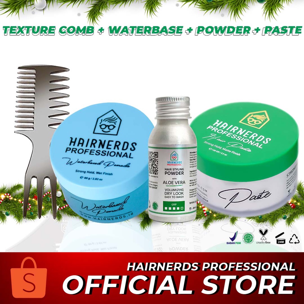 Jual Hairnerds Professional - Powder + Paste + Water Based + Texture ...