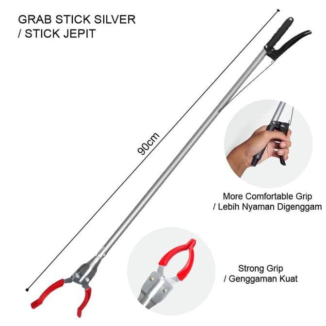 Jual Grab Stick Pick Up Tool DL 301 DL 302 Stainless Stell Penjepit ...
