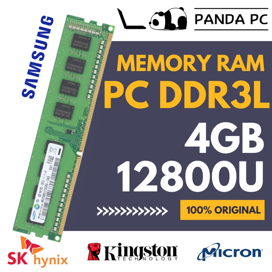 Jual RAM Memory PC DDR3L PC3L 4GB 12800U | Shopee Indonesia